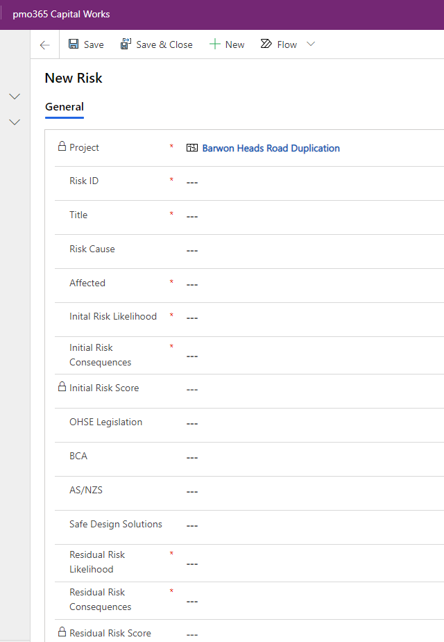 Raid Log Project Management Software | pmo365