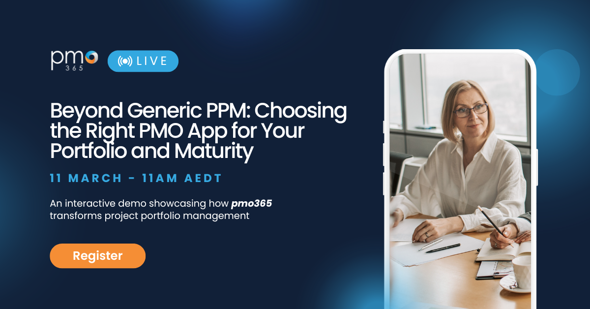 Choosing the Right PMO App for Your Portfolio & Maturity | pmo365 LIVE